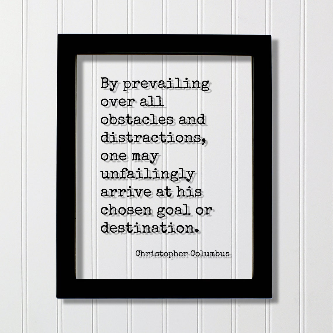 Christopher Columbus Quote - by Prevailing Over All Obstacles and ...