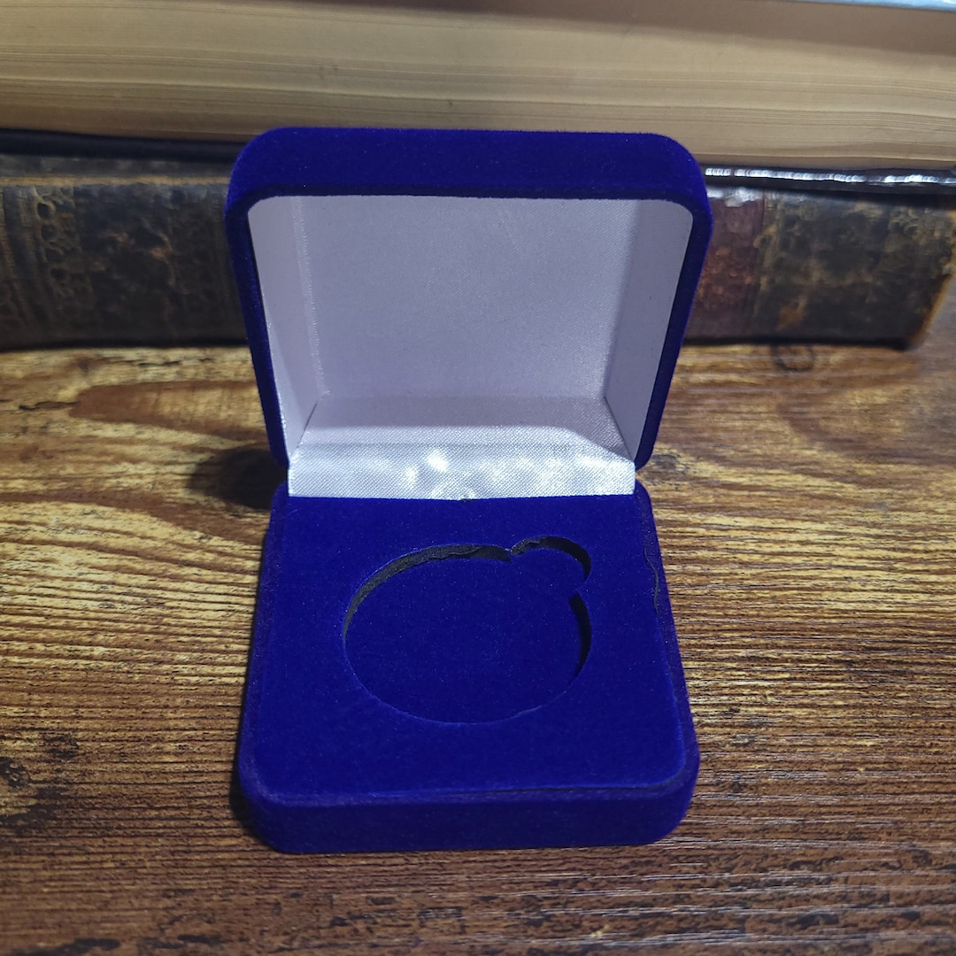 Velvet Coin Presentation Box - Display Case - Challenge Coin - Etsy