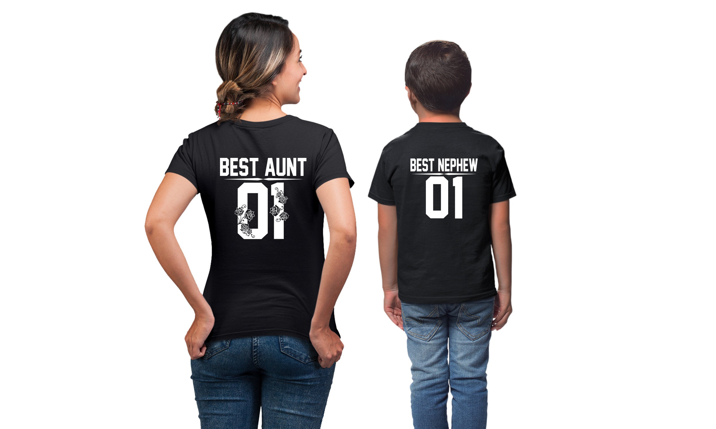 Aunt Nephew Shirts T From Aunt Aunt Nephew Matching Etsy