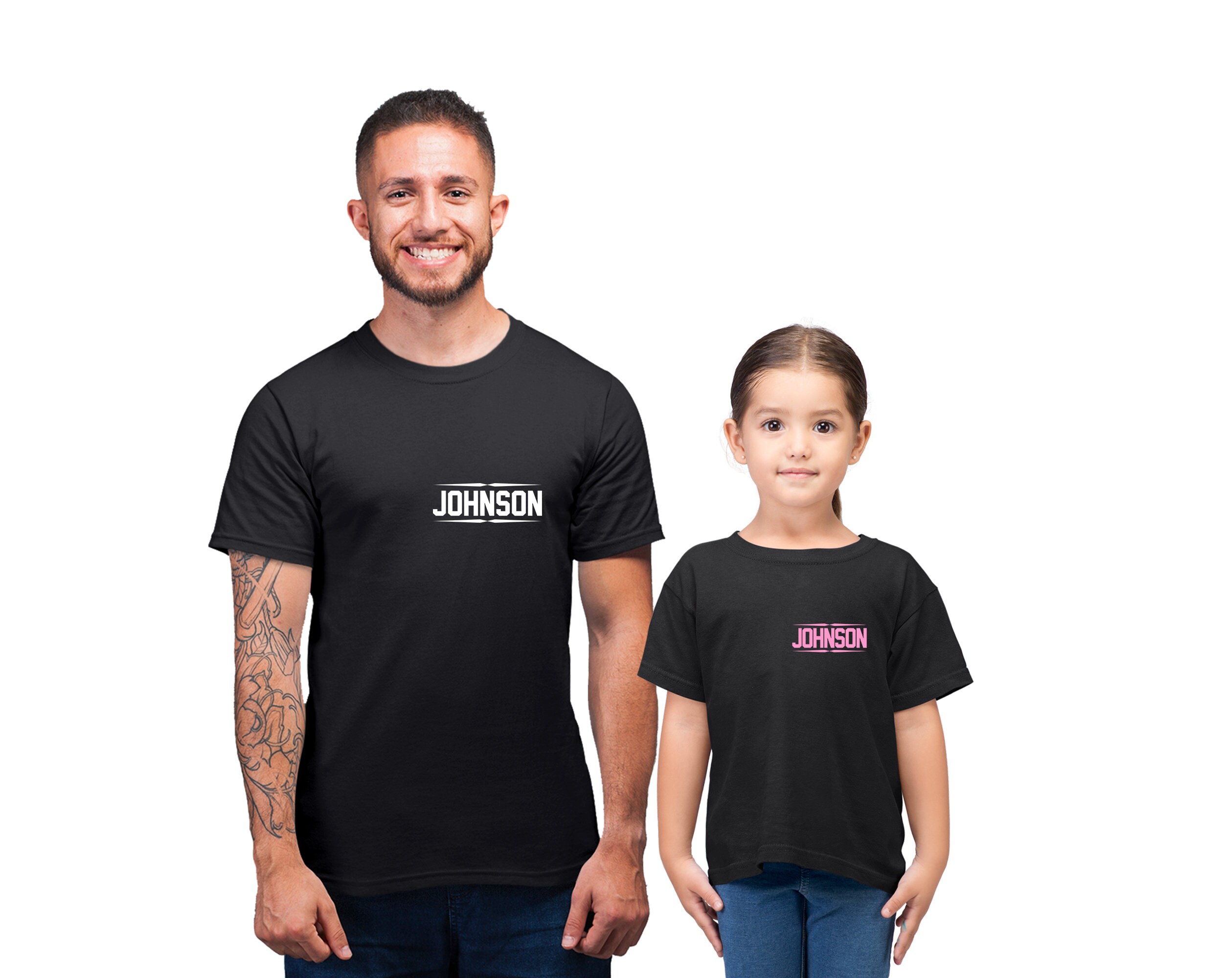 Dad Daughter Shirts Fathers Day Shirts Personalized Name Dad | Etsy