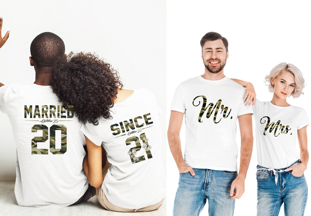 Married Since Shirts Wedding Anniversary Shirts Couples - Etsy