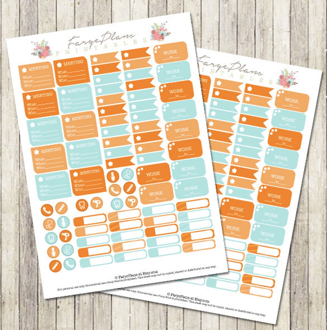 January Appointment Printable Planner Stickers for Erin - Etsy