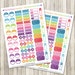 Weekly Work Schedule Printable Planner Stickers for Erin Condren ...