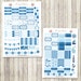 Nautical Blue Printable Planner Stickers for Erin Condren Lifeplanner ...