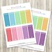 Weekly Work Schedule Printable Planner Stickers for Erin Condren ...