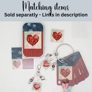 Valentine Thread Drops/ Thread Cards/ Floss Holders for Embroidery ...