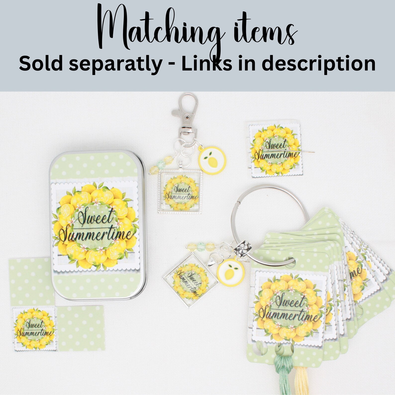 Sweet Summertime Thread Drops/ Thread Cards/ Flss Holders for ...