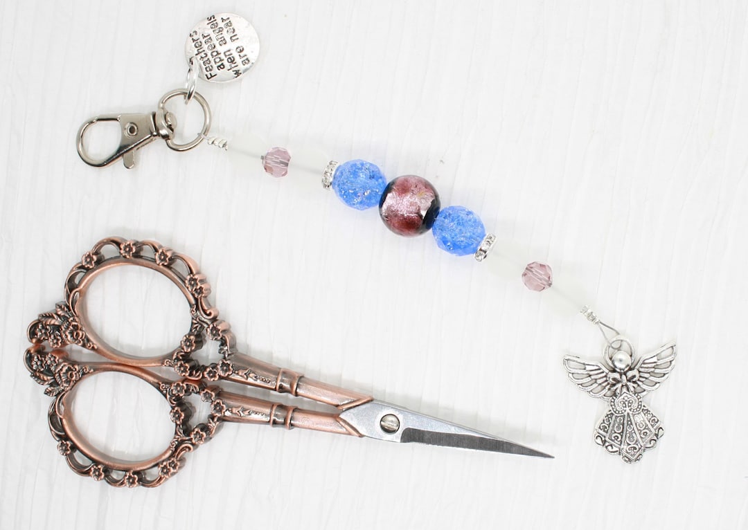 Angel Scissor Fob/scissor Decoration for Cross Stitch or Embroidery ...