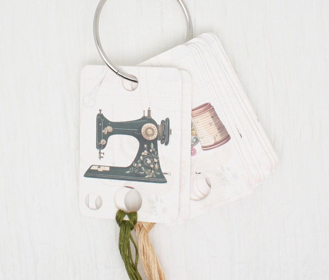 Sewing Thread Drops/ Thread Cards/ Flss Holders for Embroidery Floss ...