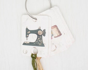 Fall Truck Thread Drops/ Thread Cards/ Flss Holders for Embroidery ...