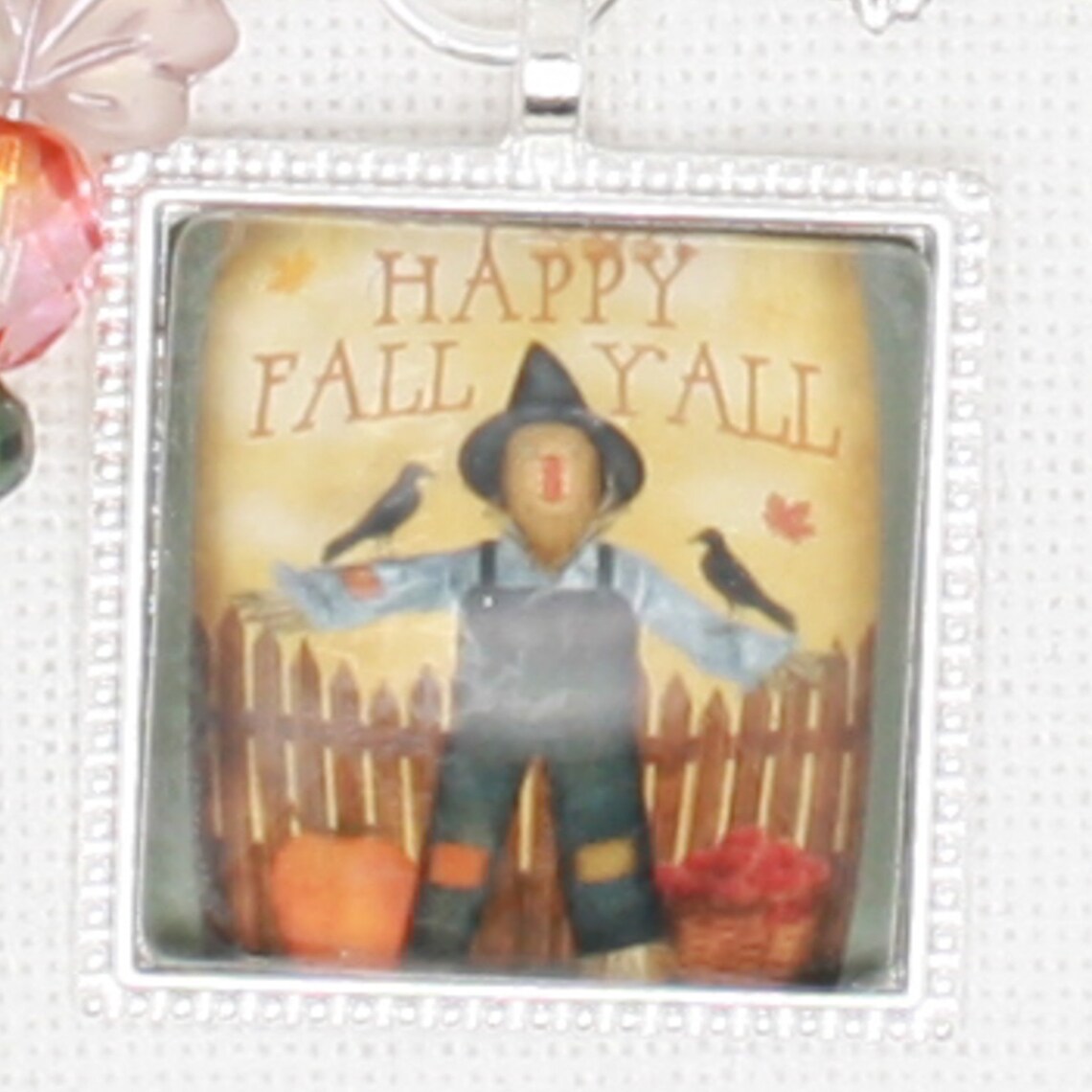 Scarecrow Zipper Pull/ Mini Scissor Fob/ Key Ring Charm - Etsy