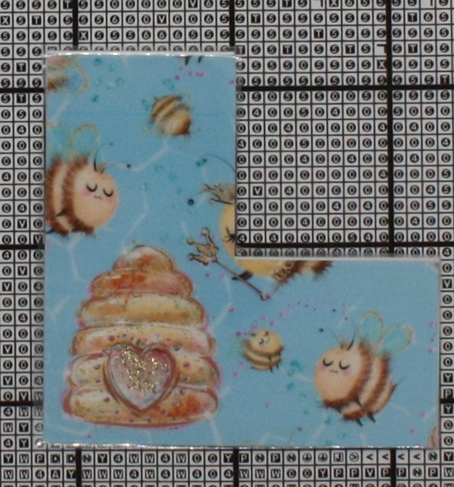 Beehive chart place keeper/ pattern helper/ chart marker/ | Etsy