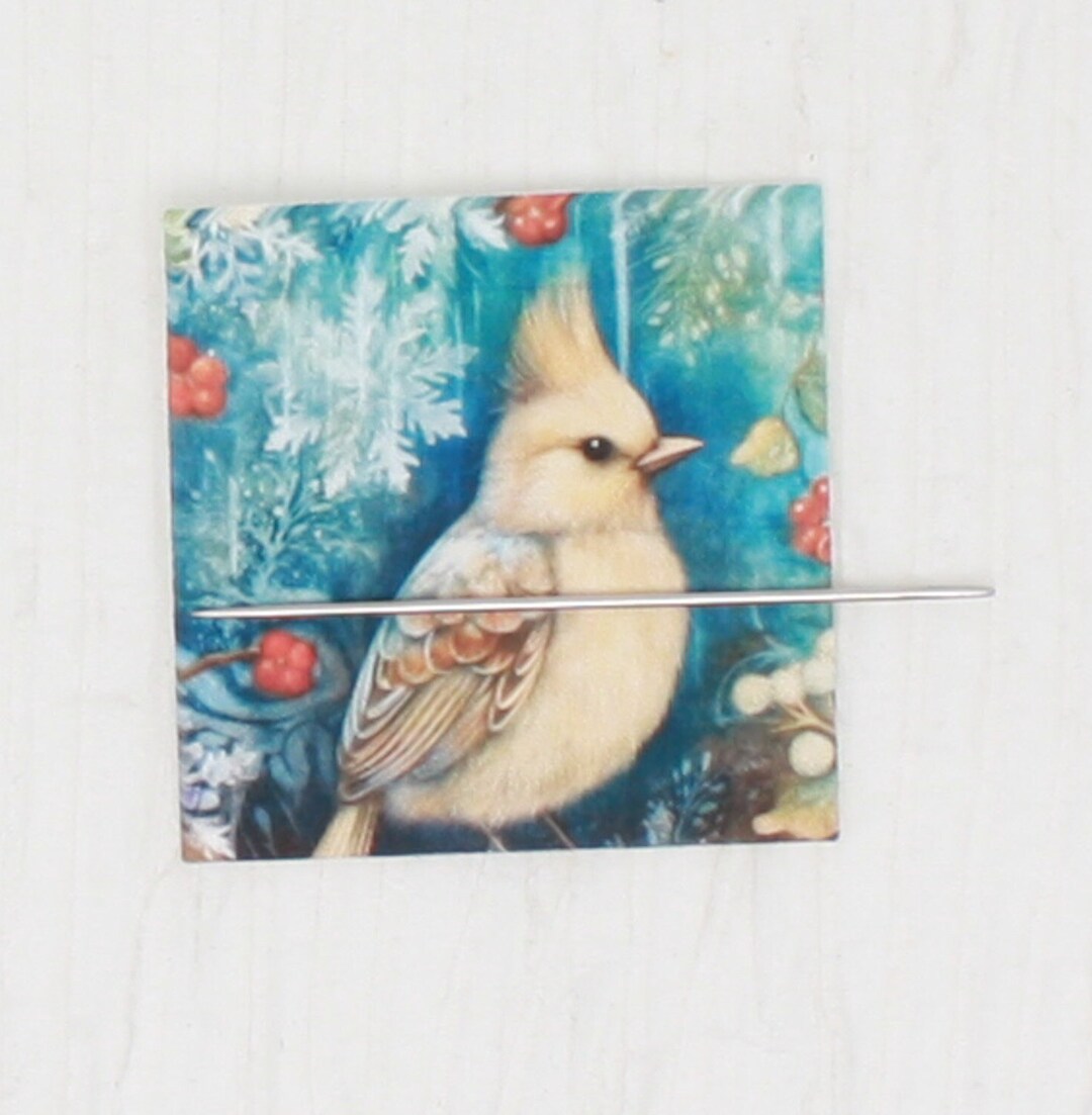 Christmas Bird Needle Minder/cover Minder for Cross Stitch/embroidery ...