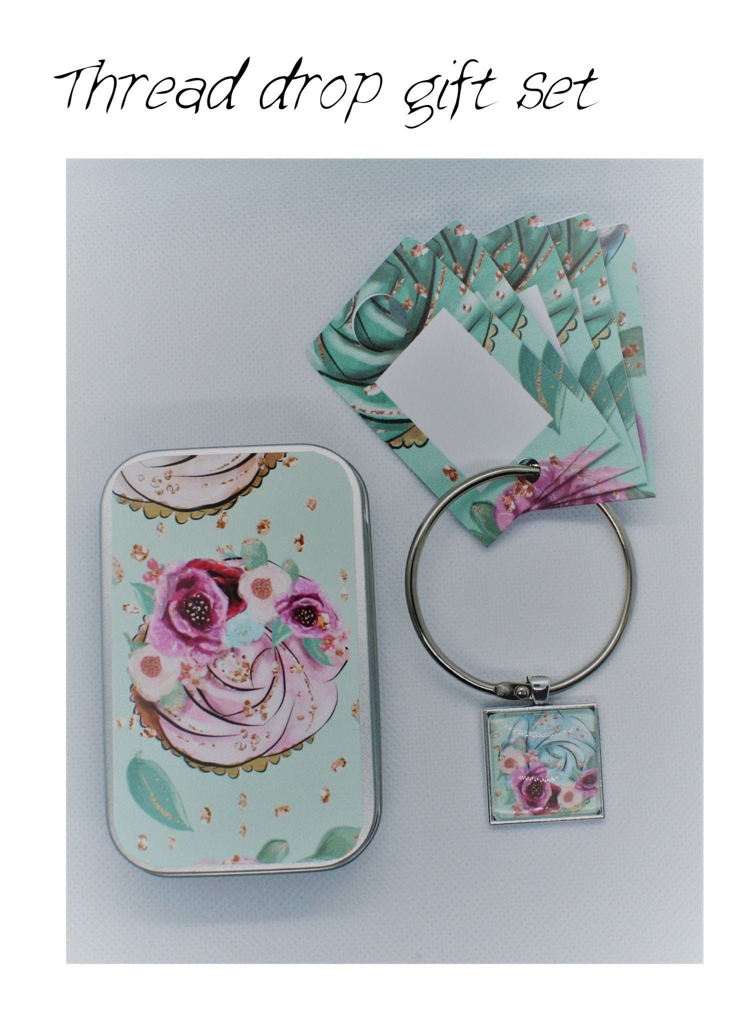 Cupcake thread drop/ floss organizing gift set for cross | Etsy