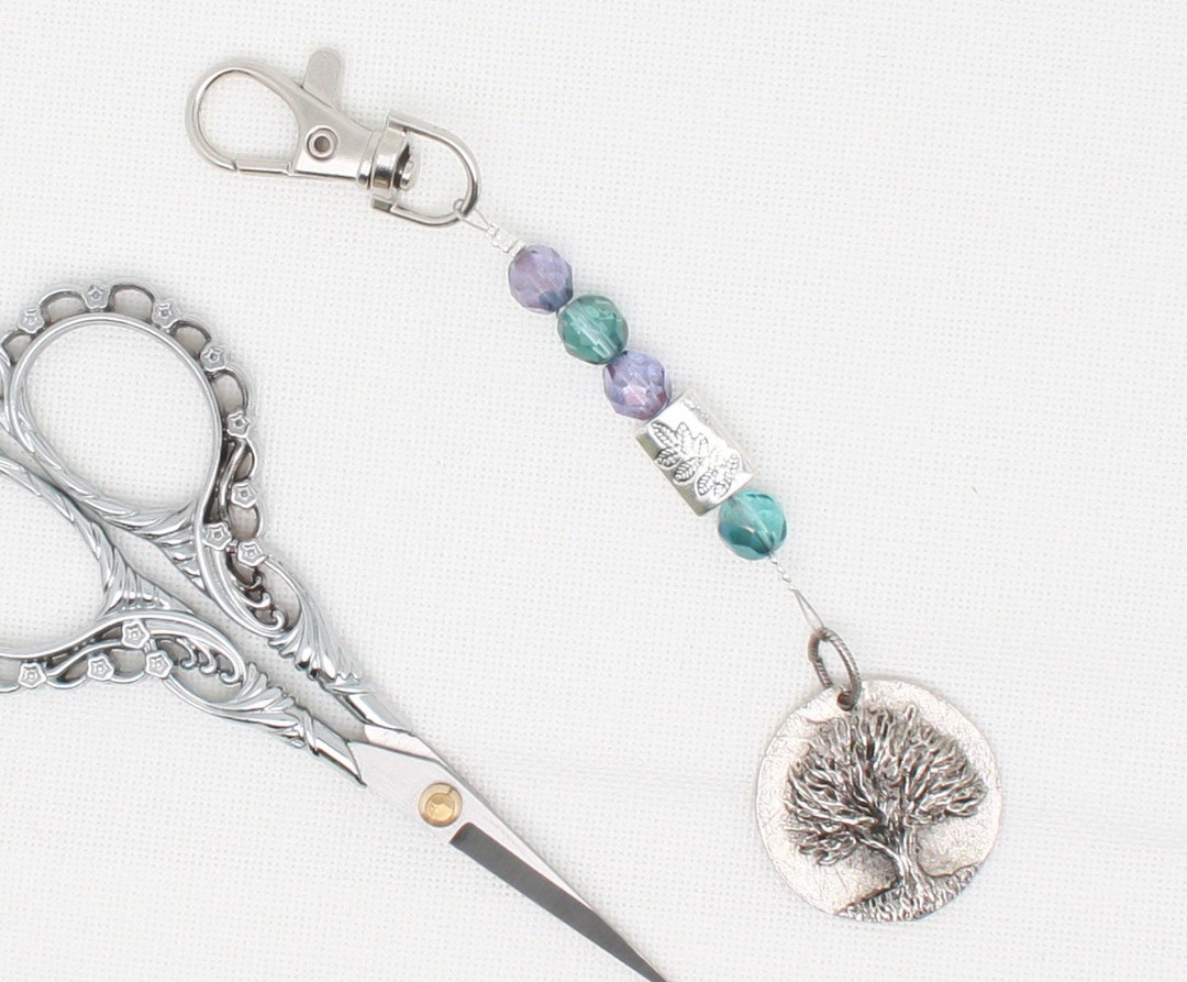 Tree Scissor Fob/scissor Decoration for Cross Stitch or Embroidery ...