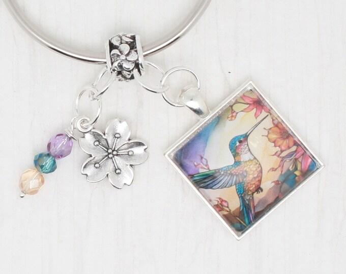 Hummingbird Floss Ring / Thread Drop/ Thread Keeper for Cross Stitch or ...