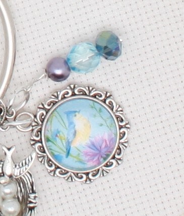 Bird Floss Ring / Thread Drop/ Thread Keeper for Cross Stitch - Etsy