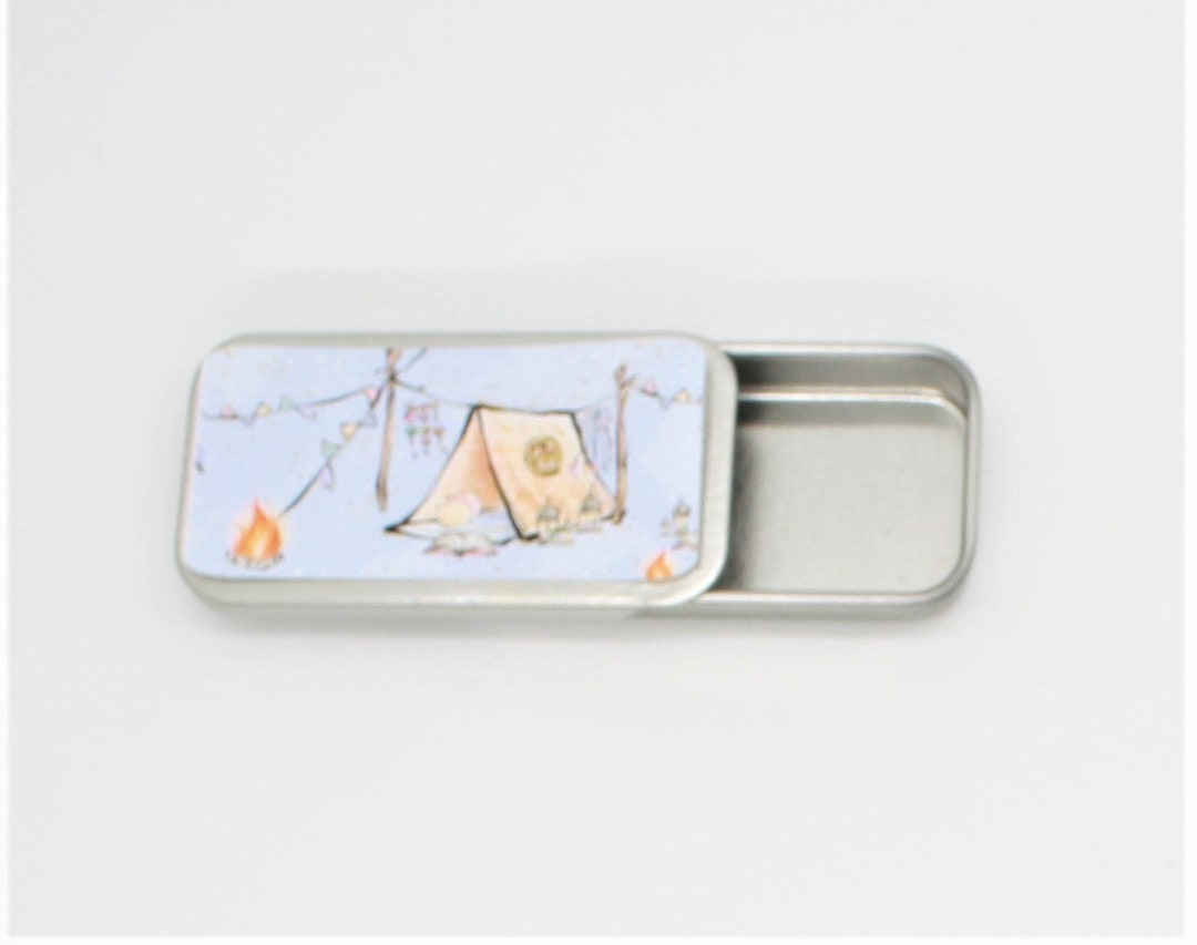 Camping Needle Case/ Needle/ Pins Tin for Cross Stitch, Embroidery ...