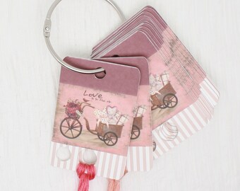 Valentine Thread Drops/ Thread Cards/ Floss Holders for Embroidery ...