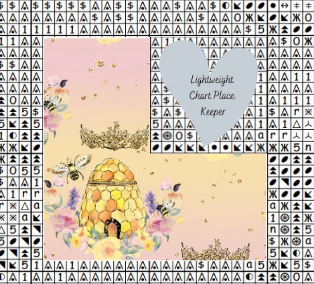 Beehive Chart Place Keeper/ Pattern Helper/ Chart Marker/ Pattern ...