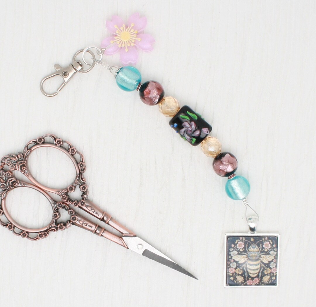 Gold Bee Scissor Fob/scissor Decoration for Cross Stitch or Embroidery ...