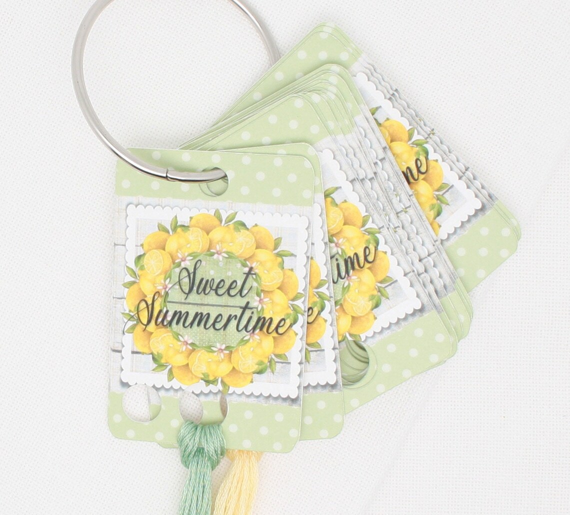 Sweet Summertime Thread Drops/ Thread Cards/ Flss Holders for ...