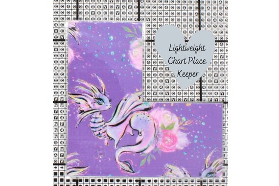 Dragon Chart Place Keeper/ Pattern Helper/ Chart Marker/ | Etsy