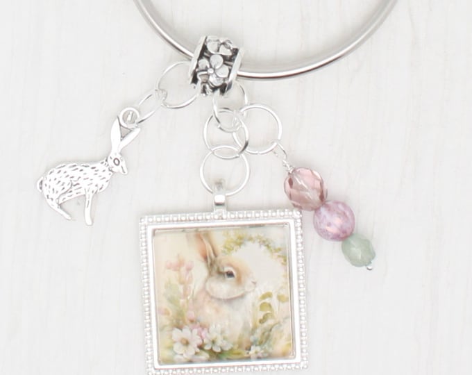 Bunny Floss Ring / Thread Drop/ Thread Keeper for Cross Stitch or ...