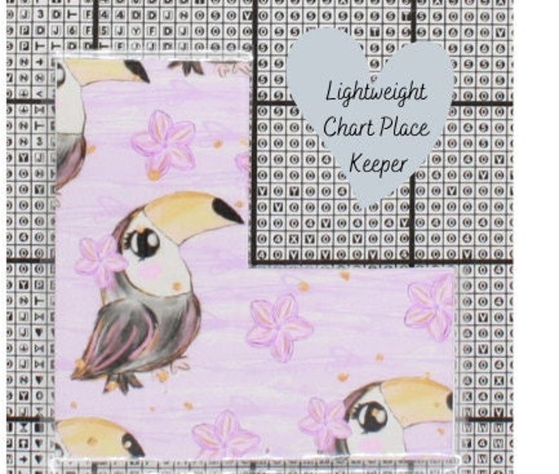 Toucan Chart Place Keeper/ Pattern Helper/ Chart Marker/ - Etsy
