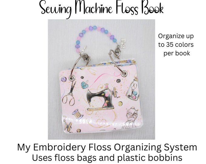 Floss Organization Sewing Machine Floss Book /floss Bag/ Embroidery ...