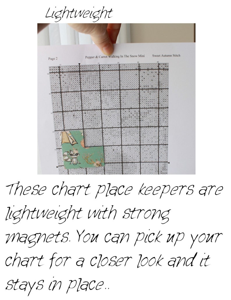 Bee Chart Place Keeper/ Pattern Helper/ Chart Marker/ Pattern - Etsy