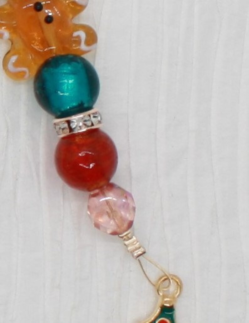 Tree and Gingerbread Scissor Fob/scissor Decoration for Cross - Etsy