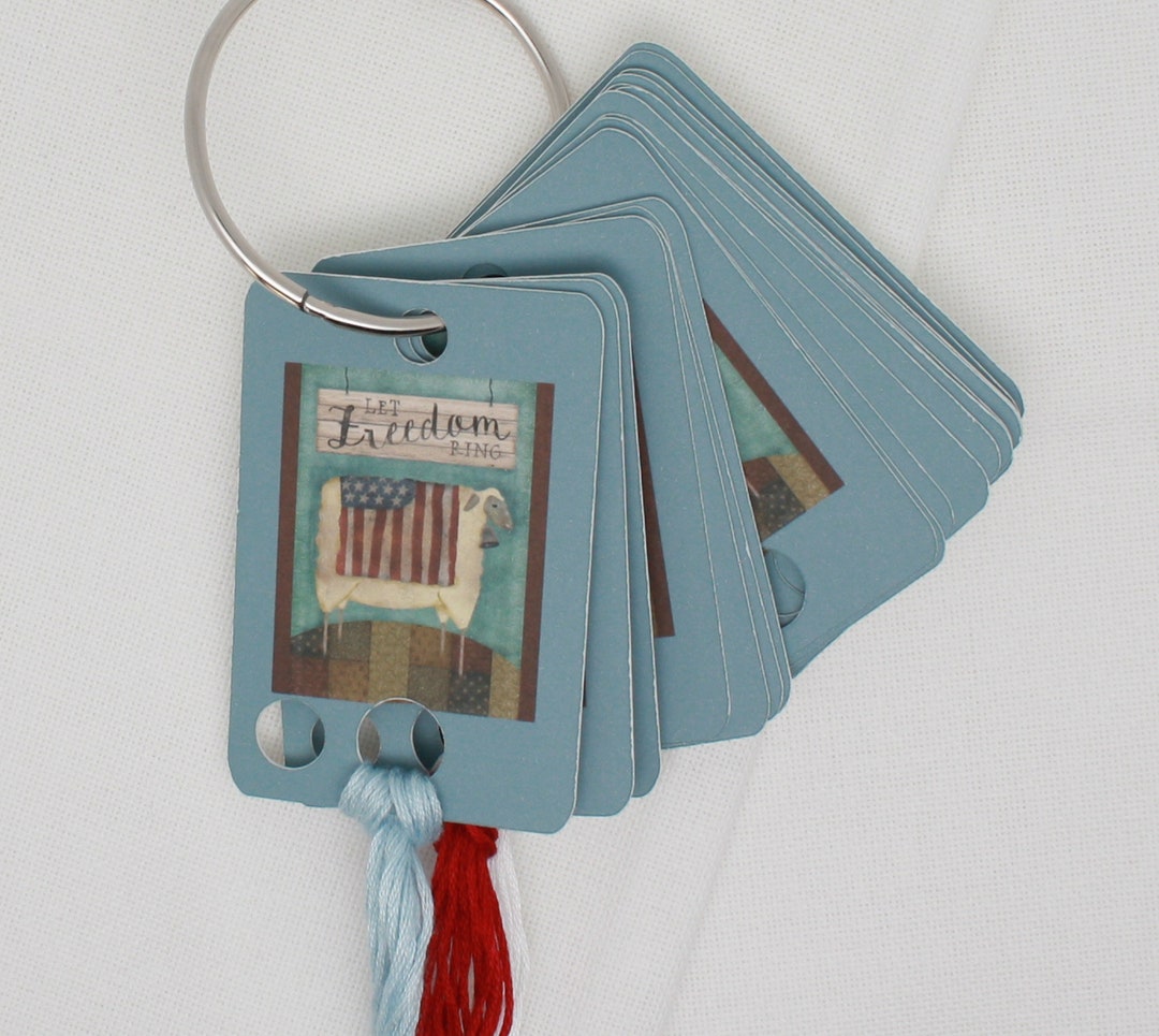 Let Freedom Ring Thread Drops/ Thread Cards/ Flss Holders for ...