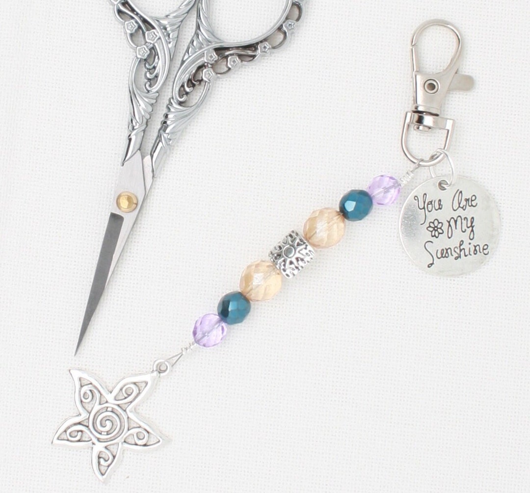 Sunshine Scissor Fob/scissor Decoration for Cross Stitch or Embroidery ...