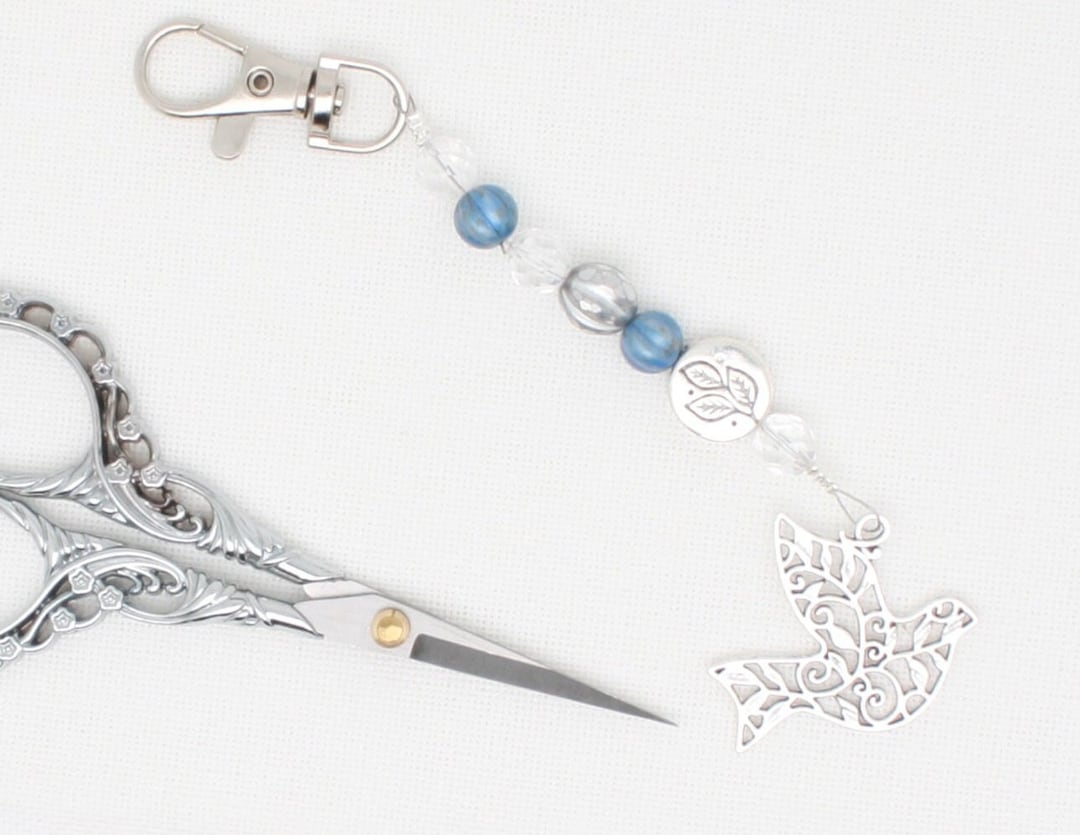 Dove Scissor Fob/scissor Decoration for Cross Stitch or Embroidery ...