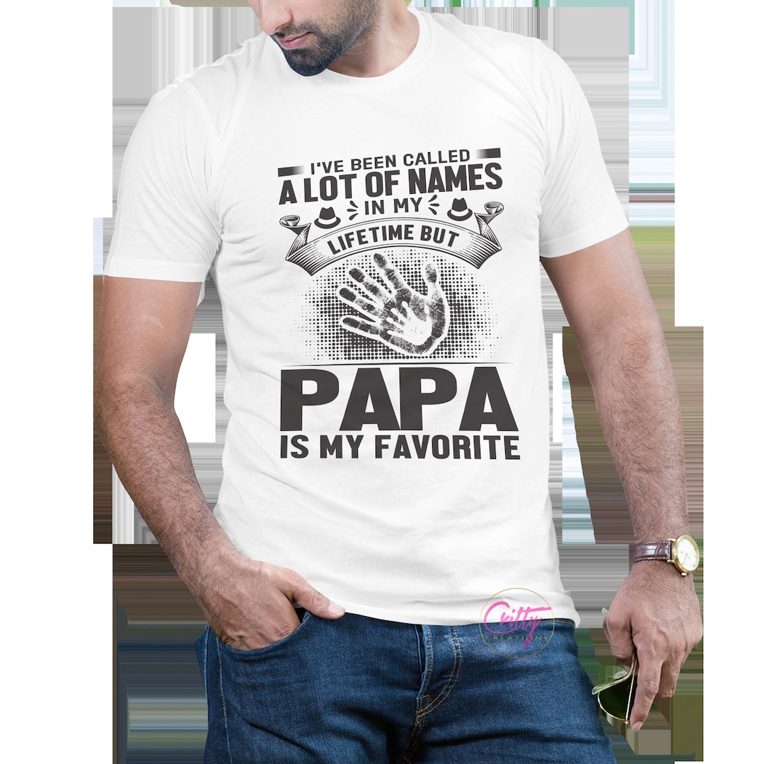 Papa is My Favorite T-shirt Design - Etsy