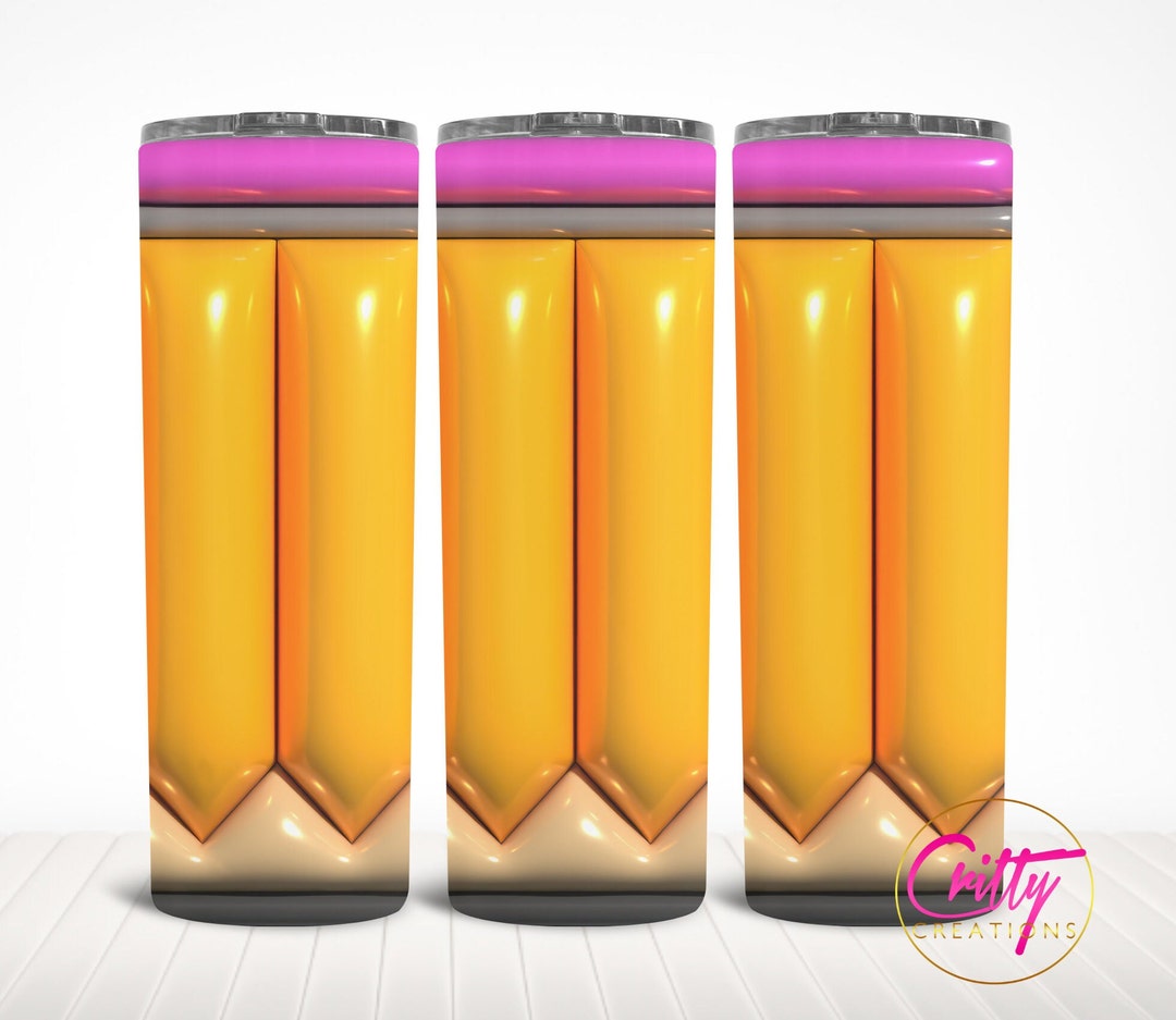 Pencil Puffy Sublimation Design - Cute Accessory (digital Download) - Etsy