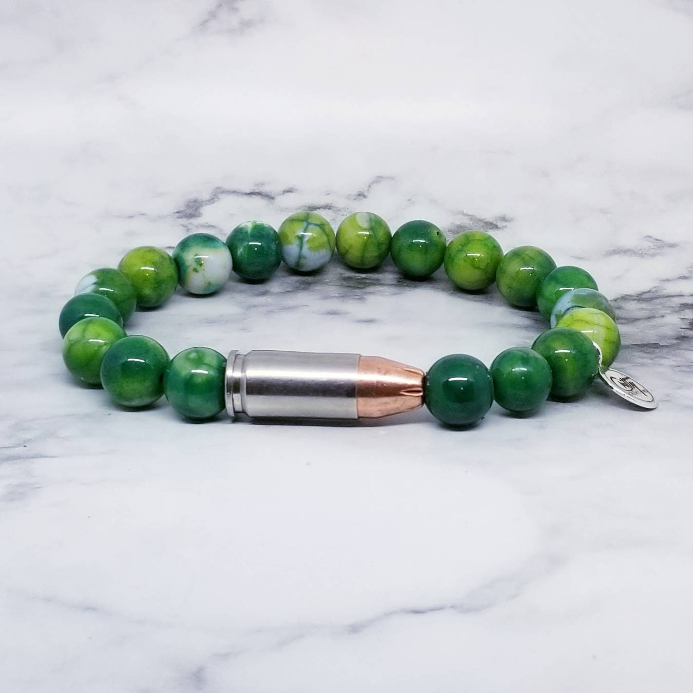Shamrock 9mm Bullet Bracelet