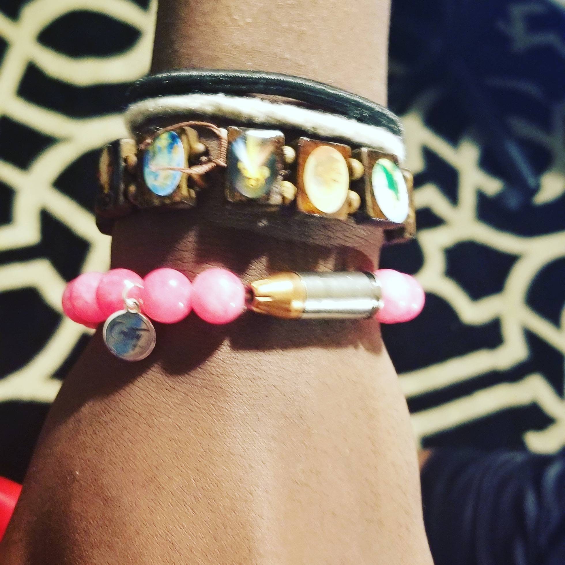 Shamrock 9mm Bullet Bracelet