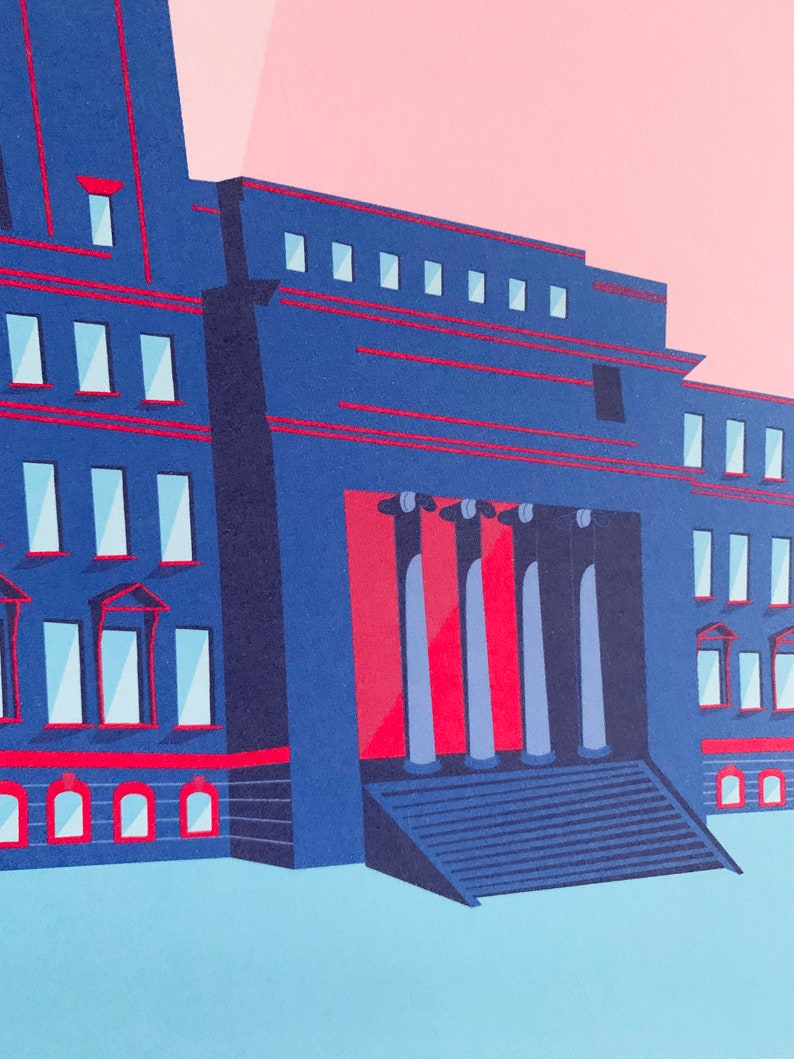 Parkinson Building, Leeds, Architecture Illustration Print - Etsy