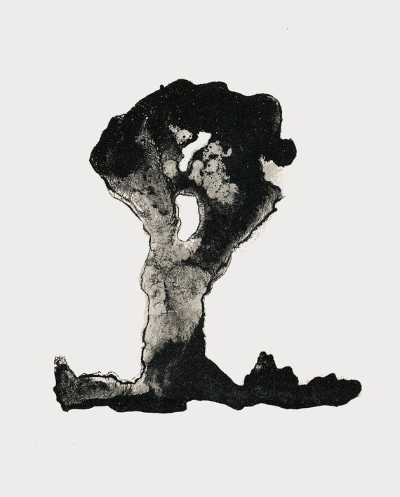 Original Lithography Print the Tree Artprint - Etsy