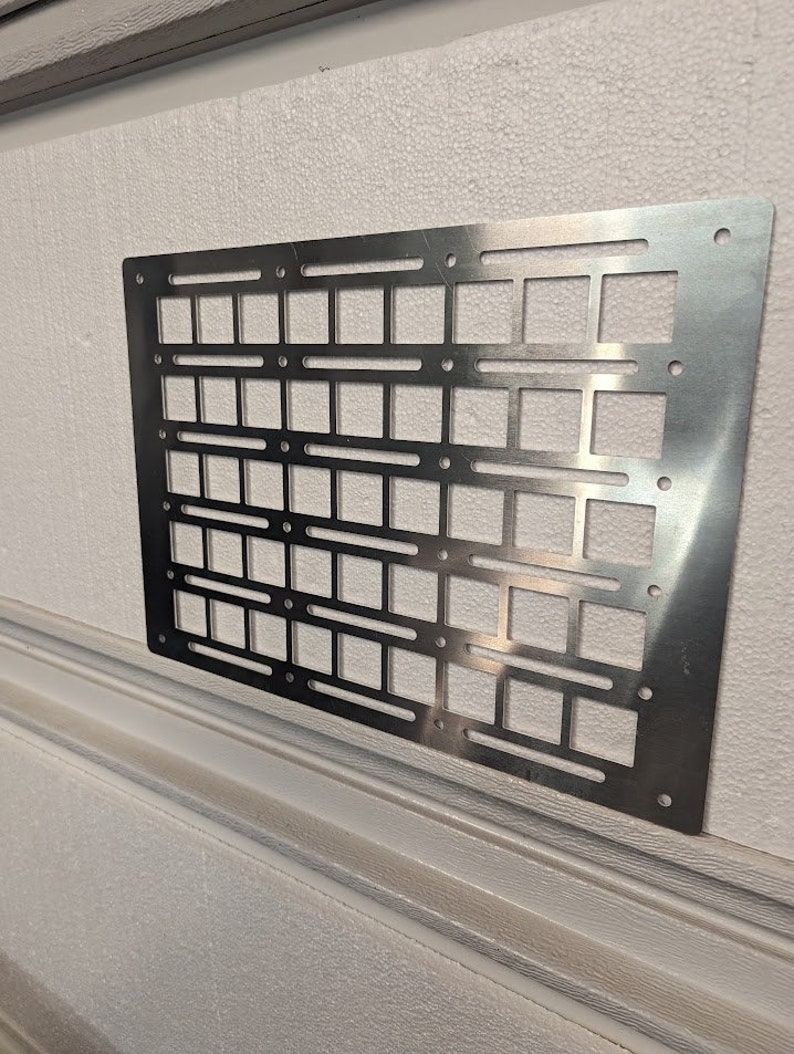 Universal Aluminum Molle Panels, Custom Sizes Available - Etsy