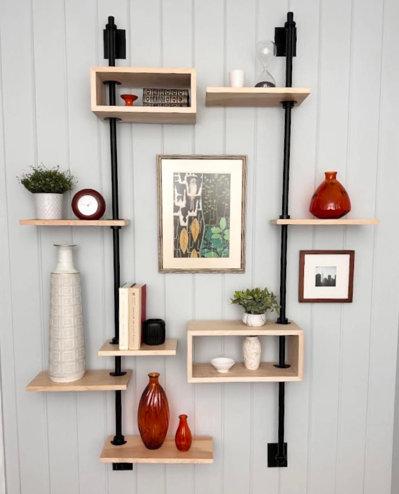 Adjust Shelving Dual Mix Rail Kit With Back Lighting. - Etsy