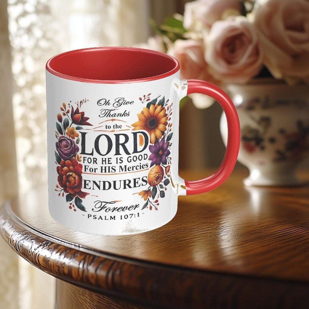 Bible Verse Mug | Tea Mug | Inspirational Coffee Cup | Religious Gift ...
