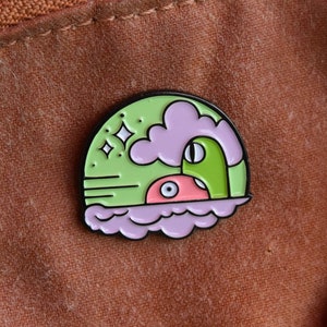Cute Alien Soft Enamel Pin Badge *WITH FREE STICKER* - Etsy