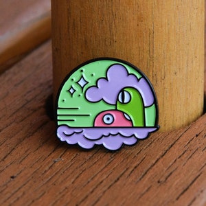 Cute Alien Soft Enamel Pin Badge *WITH FREE STICKER* - Etsy