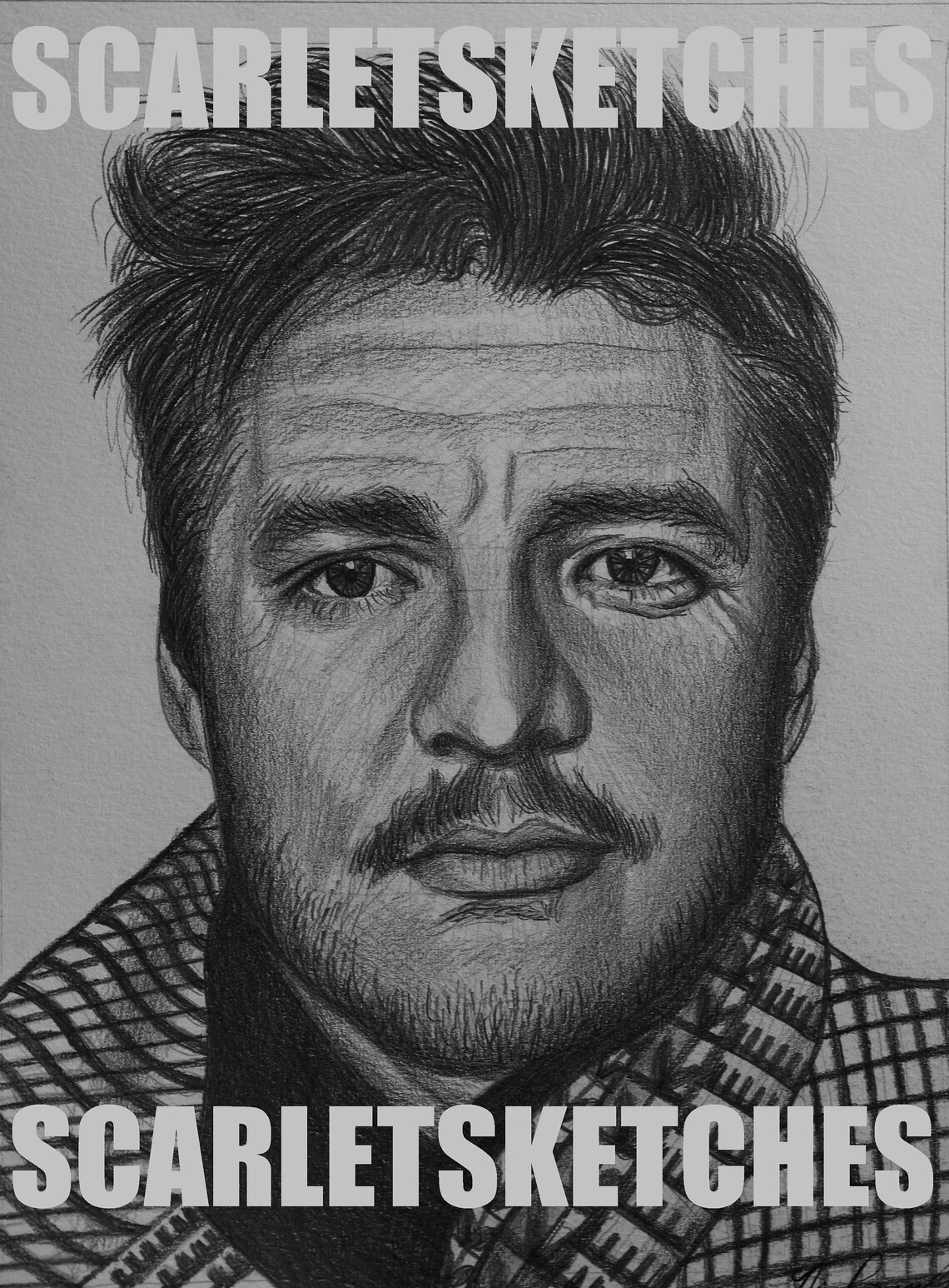 Pedro Pascal Custom Illustration Portrait / Print / Poster - Etsy