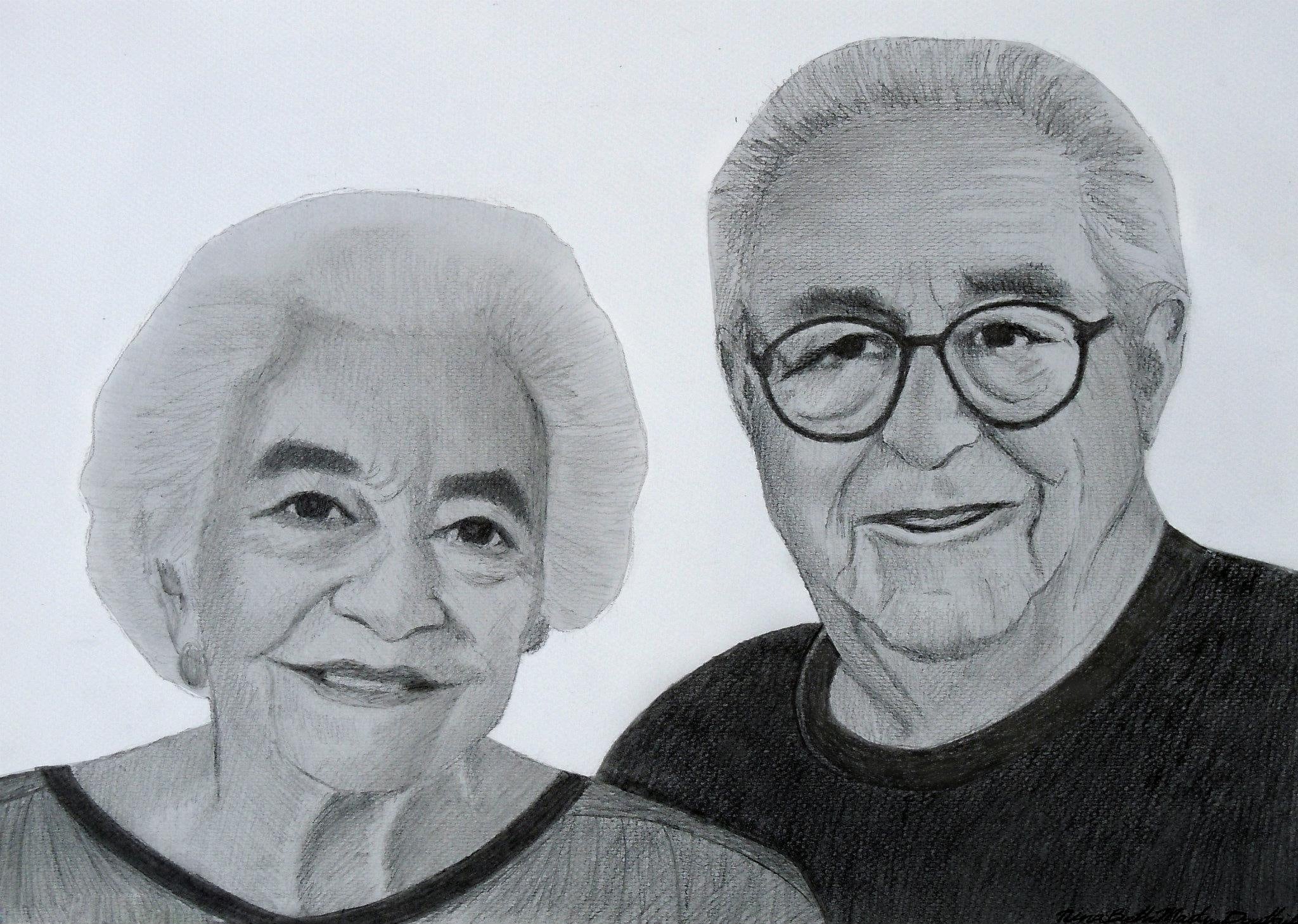 Custom Drawn Portrait / Original Art / Personalized Art / Commission ...