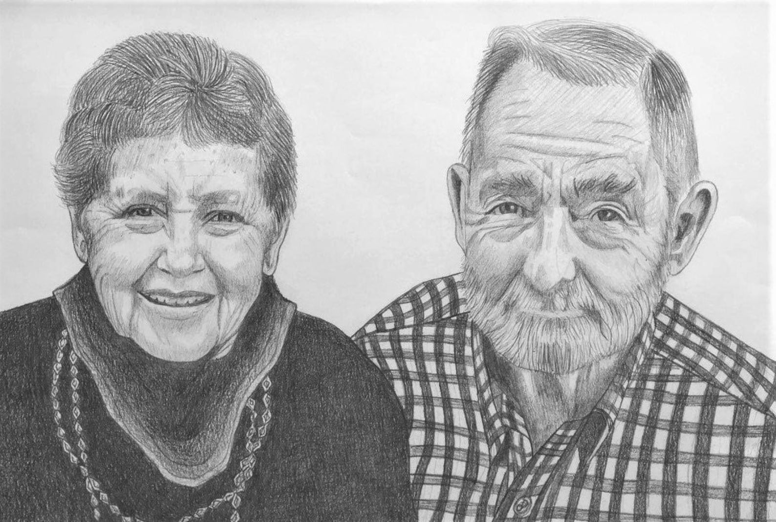 Custom Drawn Portrait / Original Art / Personalized Art / Commission ...