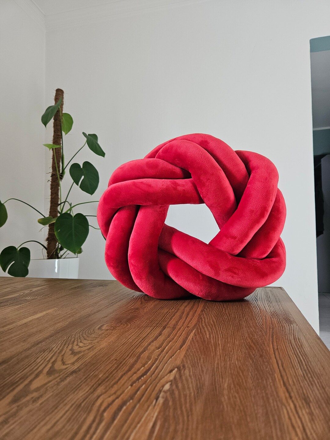 Red Knot Pillow, Red Knot Cushion Pillow, Accent Pillows for Couch ...